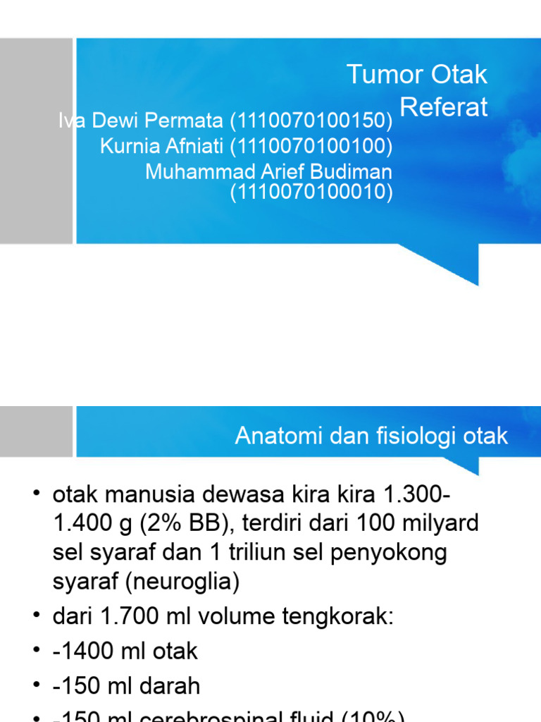 Tumor Otak | PDF