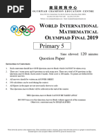 Phimo Mock 2020 Primary 1 | PDF