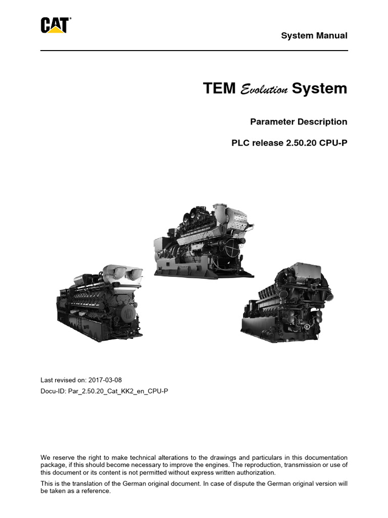 CAT Parameter | PDF | Parameter (Computer Programming) | Turbocharger CAT Parameter | PDF | Parameter (Computer Programming) | Turbocharger