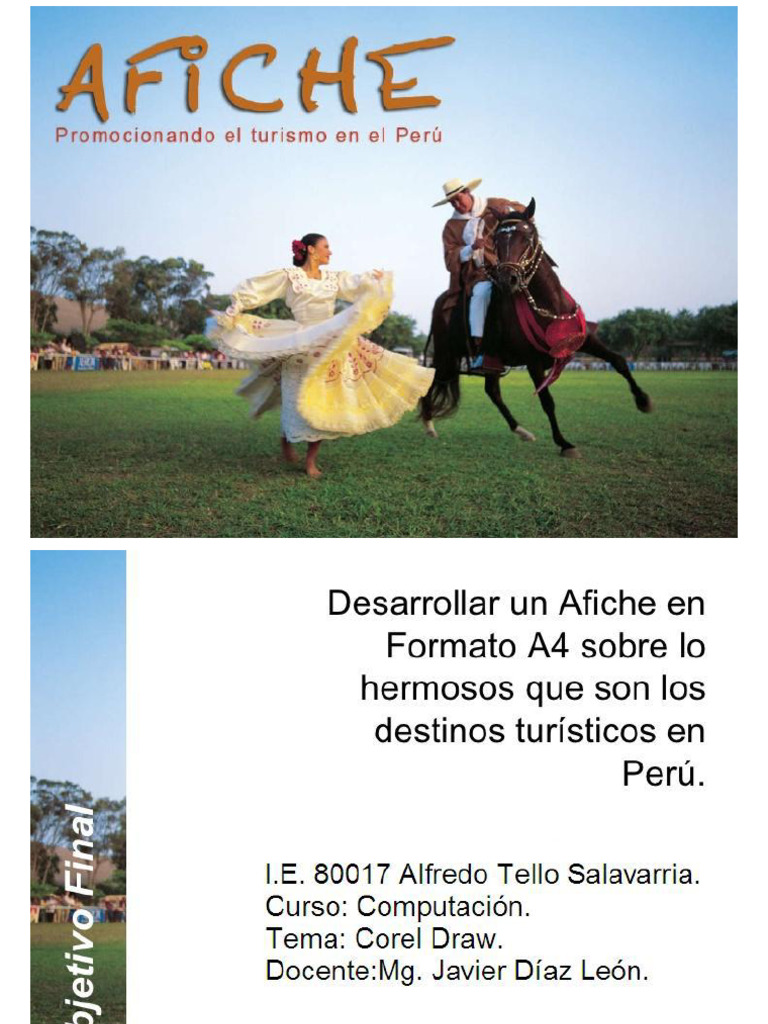 Creacion de Un Afiche en Corel Draw | PDF