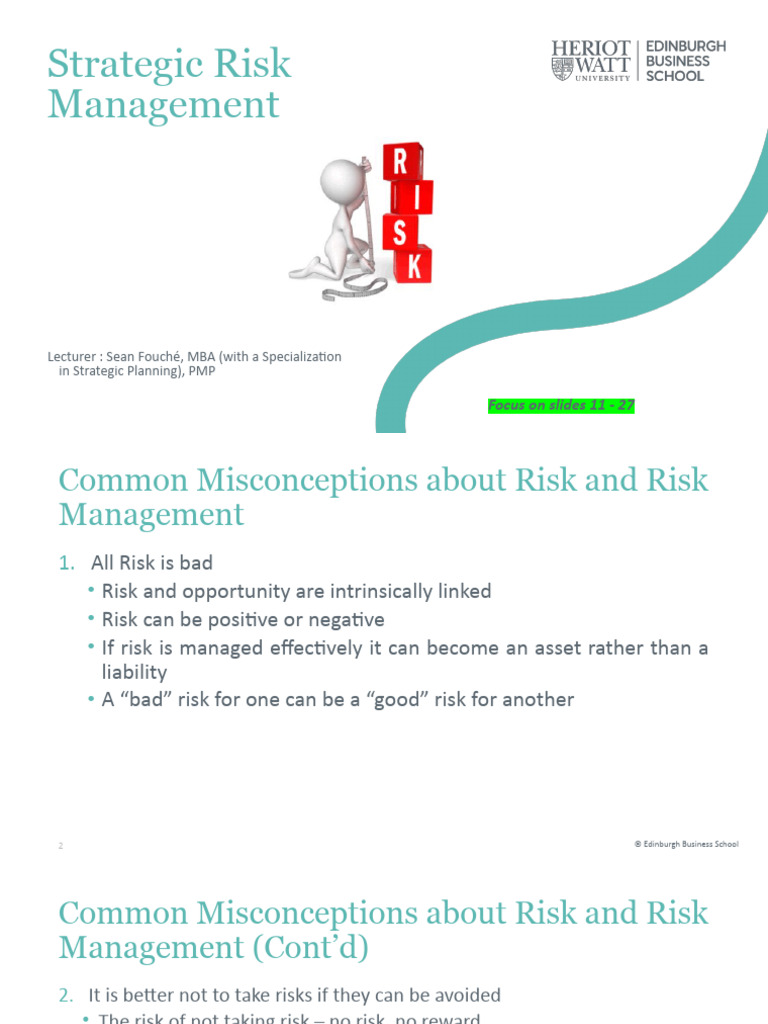 Understanding Strategic Risk Management | PDF | Risk | Risk Management