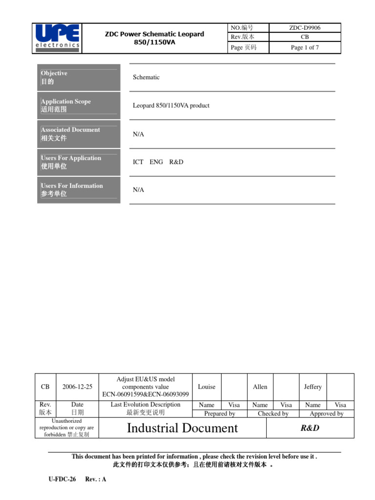 ZDC-D9906CB Power 850 1150 | PDF