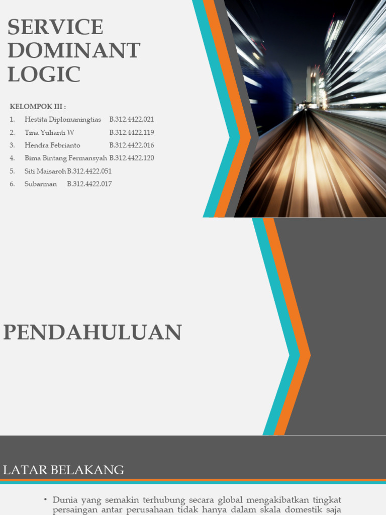 Tugas KLP III - Service Dominant Logic - 030122 | PDF