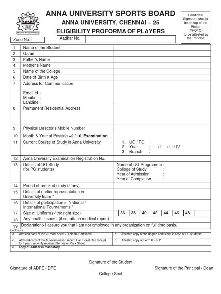 Updated Eligibility | PDF | Educational Stages