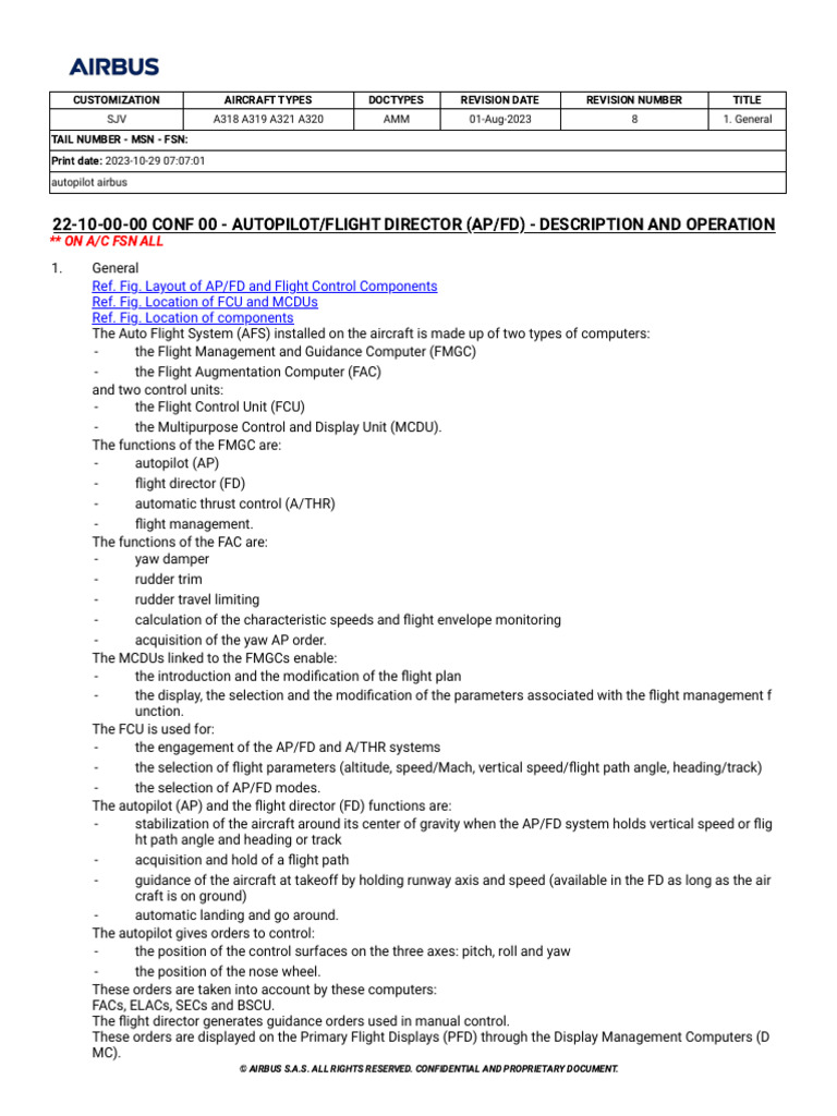 Autopilot A320 | PDF