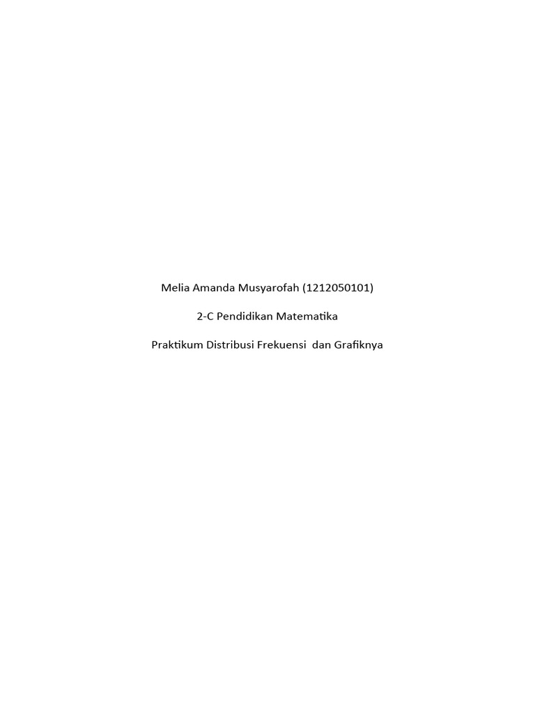 Melia Amanda M - Praktikum1 | PDF