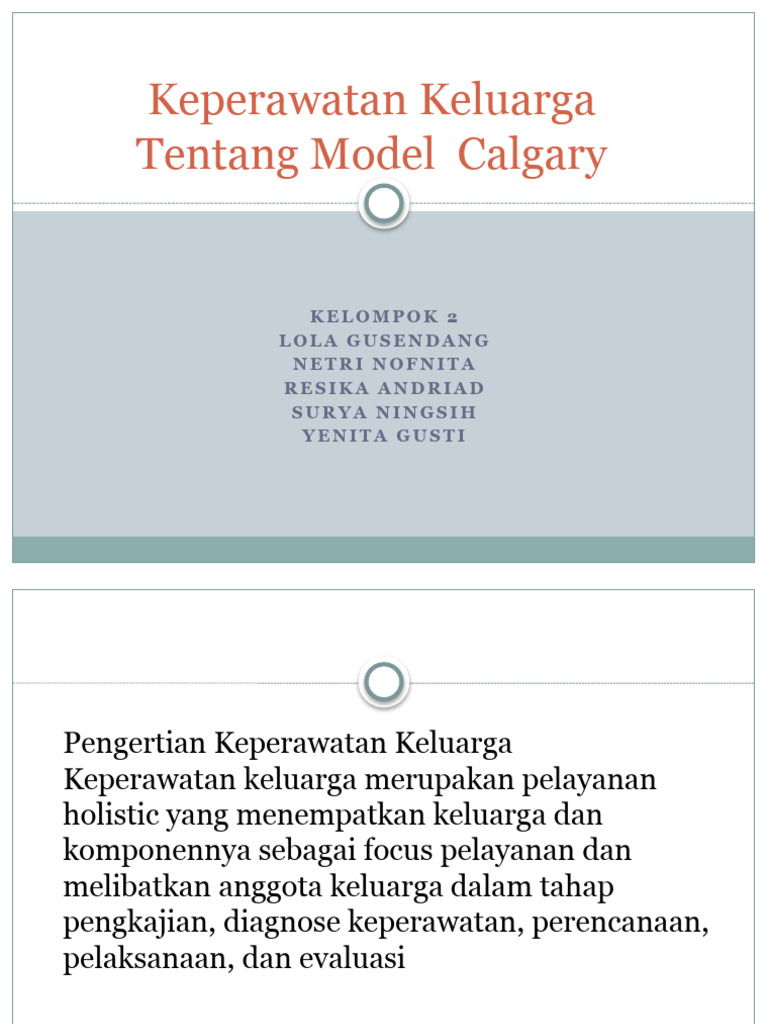 Tugas Kelompok 2 Model Calgary | PDF