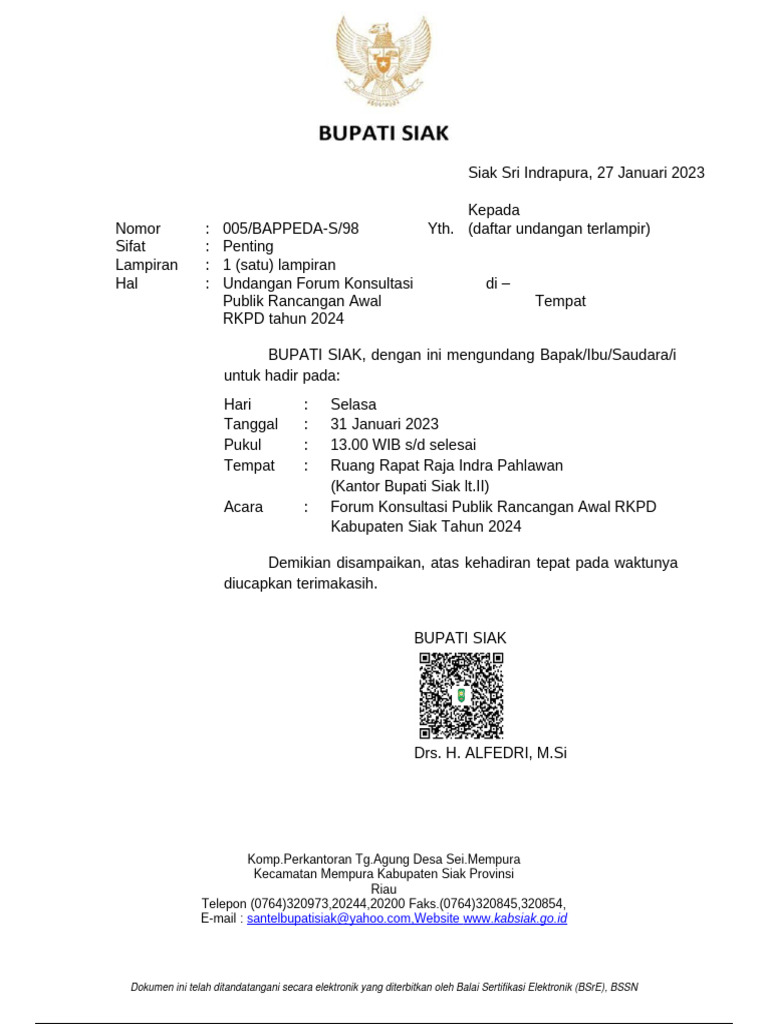 Undangan FKP 2024 | PDF