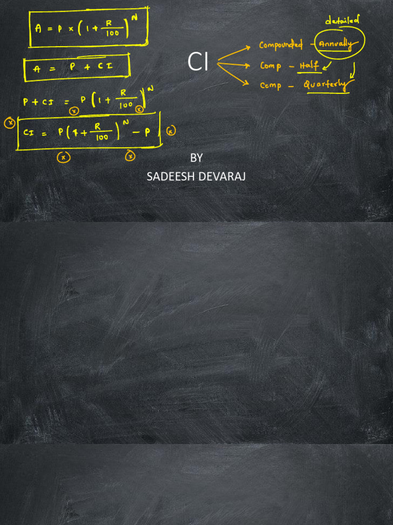 Compound Interest 1 Pdf Interest Compound Interest