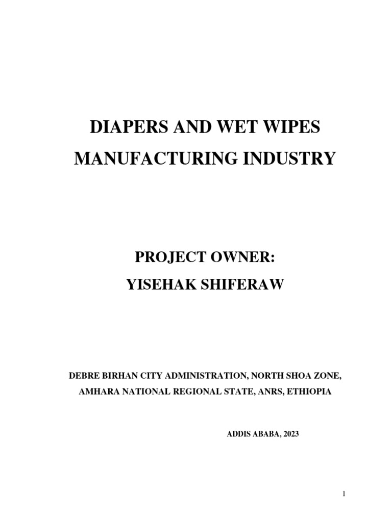 Diapers and Wipes Final1 | PDF