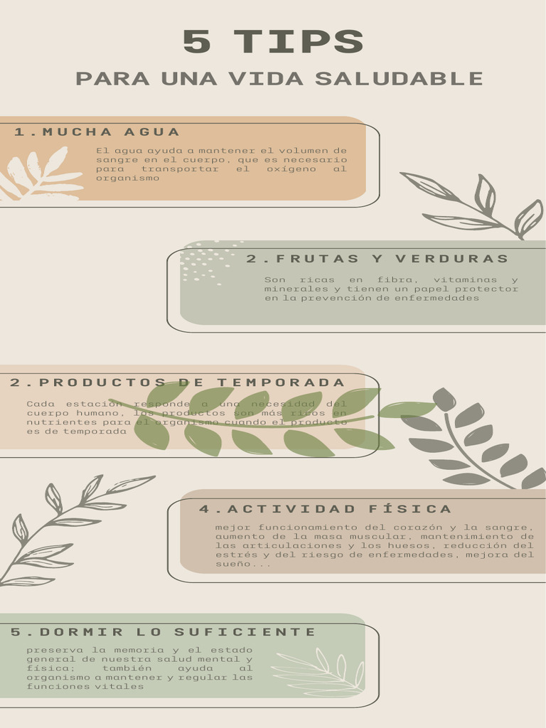 Consejos para una Vida Saludable | PDF