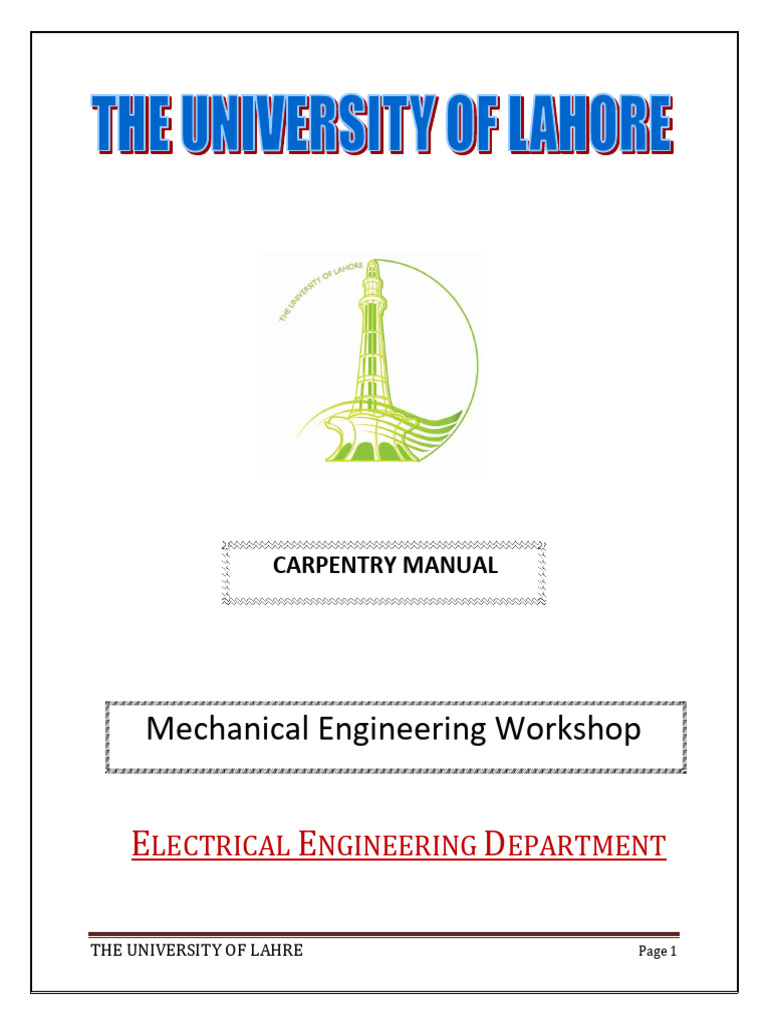 Carpentry Manual | PDF | Wood | Tools
