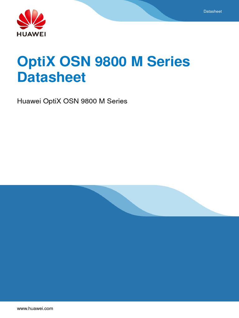 OptiX OSN 9800 M en | PDF