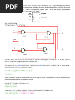 Verilog Code For D Flip-Flop - All Modeling Styles | PDF | Logic Gate ...