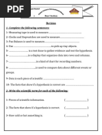 NSTech Grade 5 Term 1 Practical Task | PDF | Plants | Natural Environment