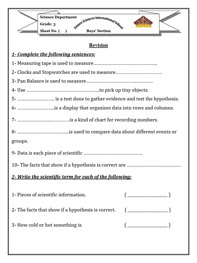 Revision Grade 3 Science First Term | Download Free PDF | Plants ...
