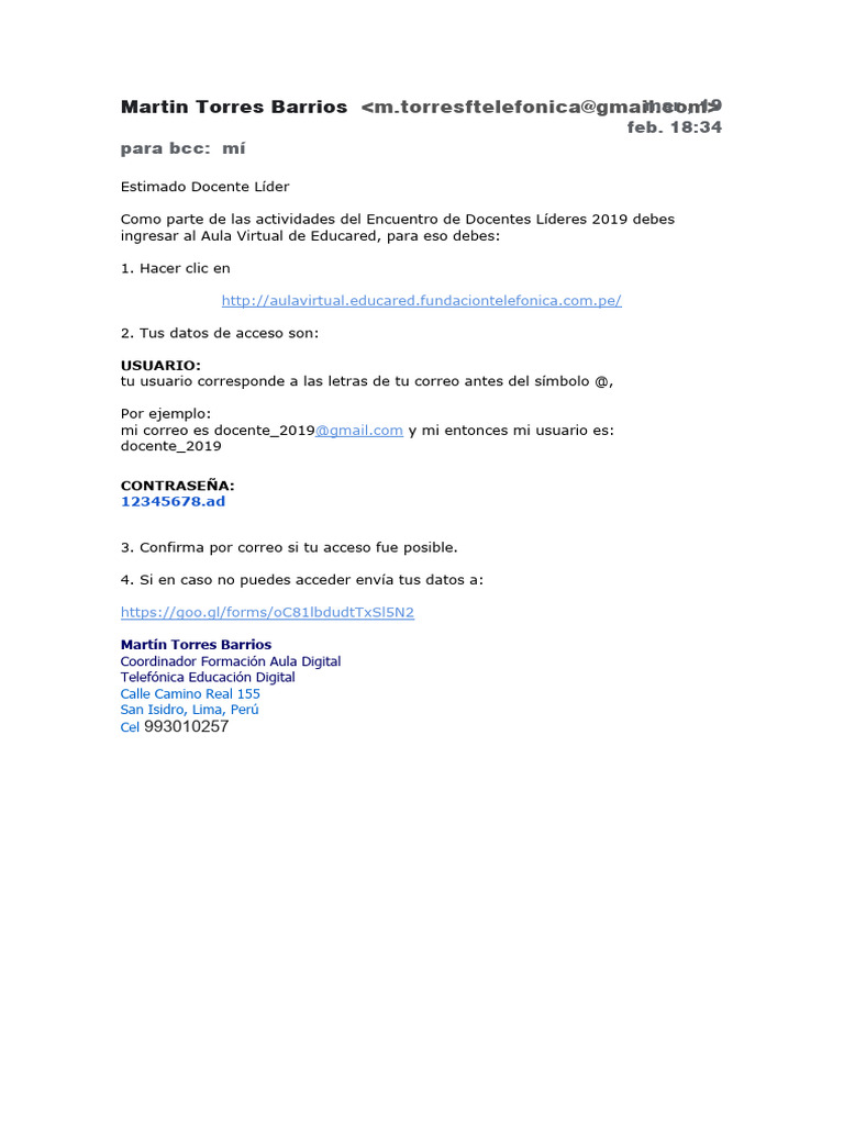 COMO ENTRAR A EDUCARED Cursos Virtuales | PDF