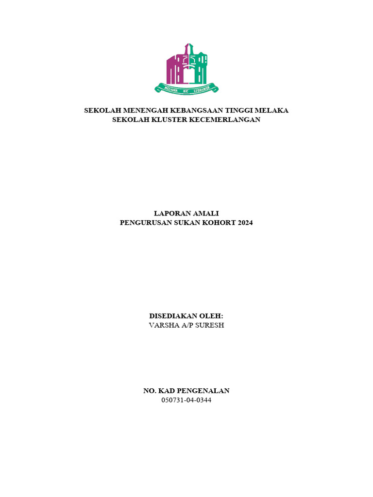 Laporan Amali 1 Sain Sukan | PDF