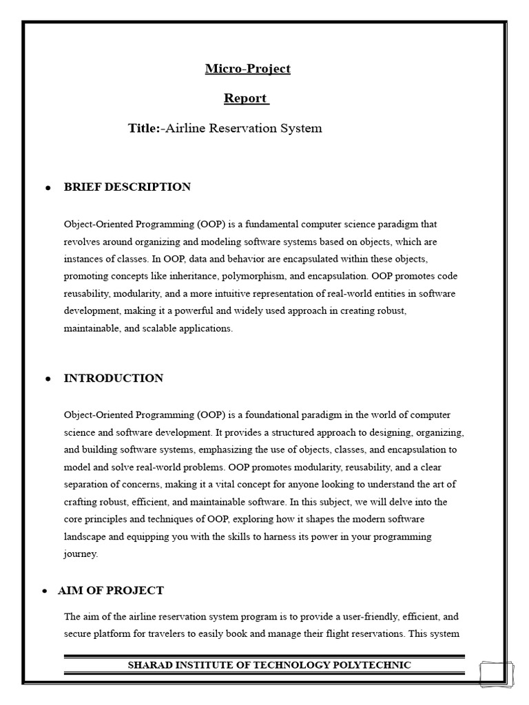 Micro Updated 124 Oop Pdf Object Oriented Programming Class Computer Programming
