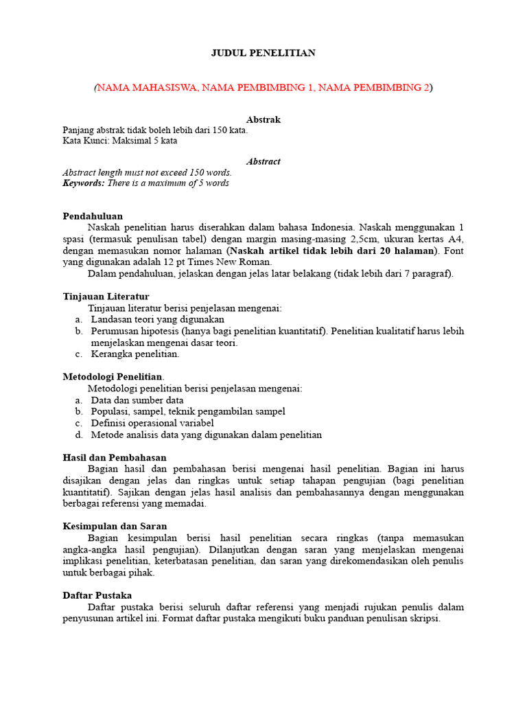 Panduan Penulisan Naskah Penelitian | PDF | Seni & Disiplin Bahasa