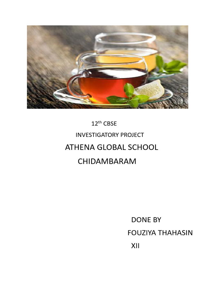 Chy Project Class 12th | PDF