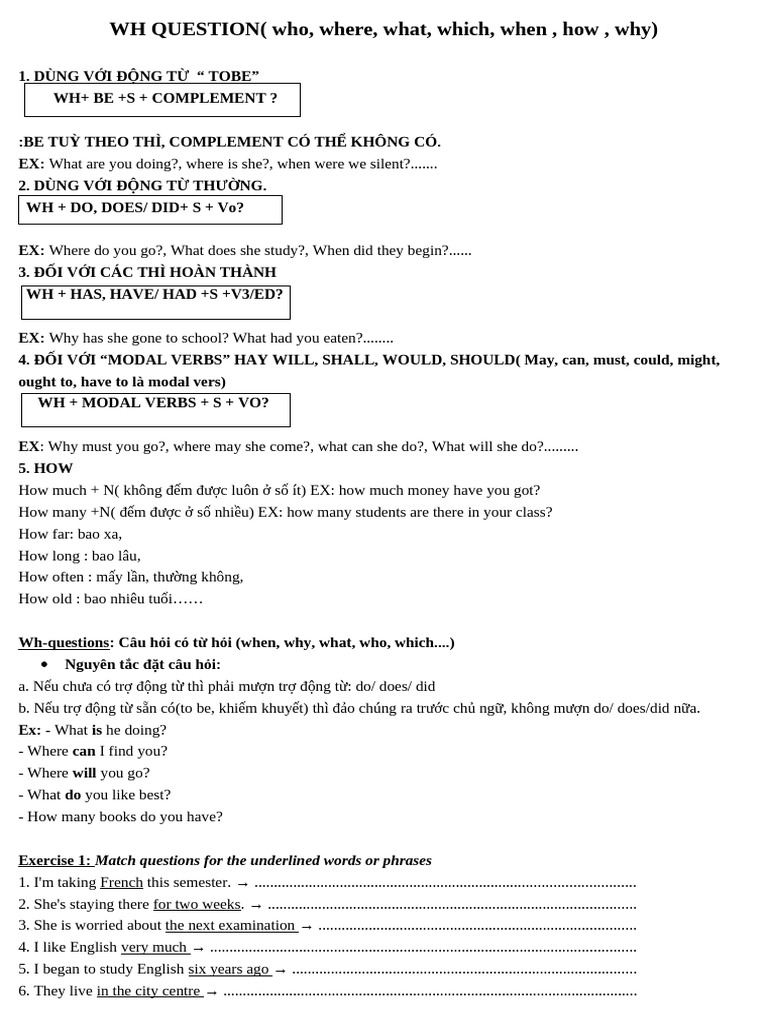WH Question | PDF | Syntax | Semantic Units