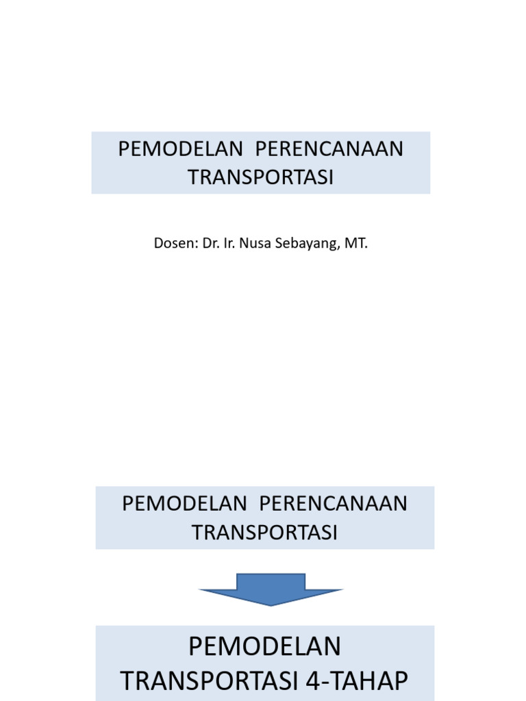 Materi - 3 - DSR Rek Transportasi | PDF