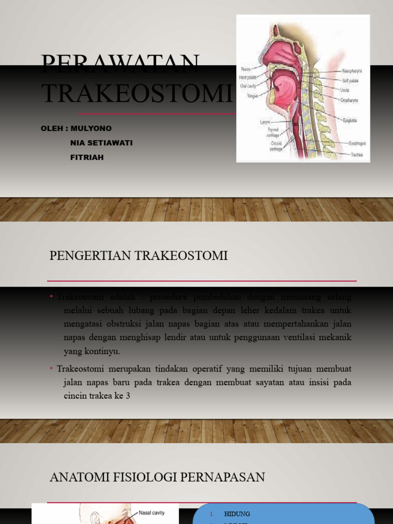 Perawatan Trakeostomi dan Fungsinya | PDF