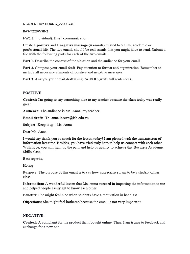 H.W1.2 Bas2 | PDF | Cognition | Communication