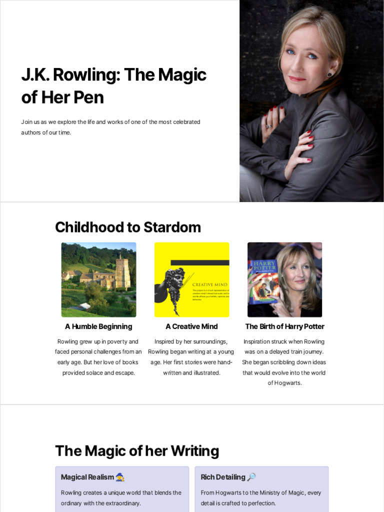 JK Rowling | PDF | J. K. Rowling | Harry Potter