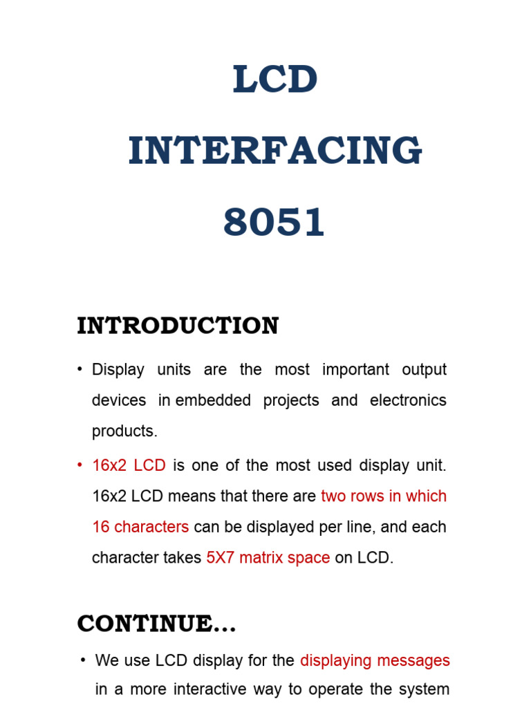 8051 LCD, Keyboard, Stepper Motor, ADC, DAC | PDF | Electric Motor ...