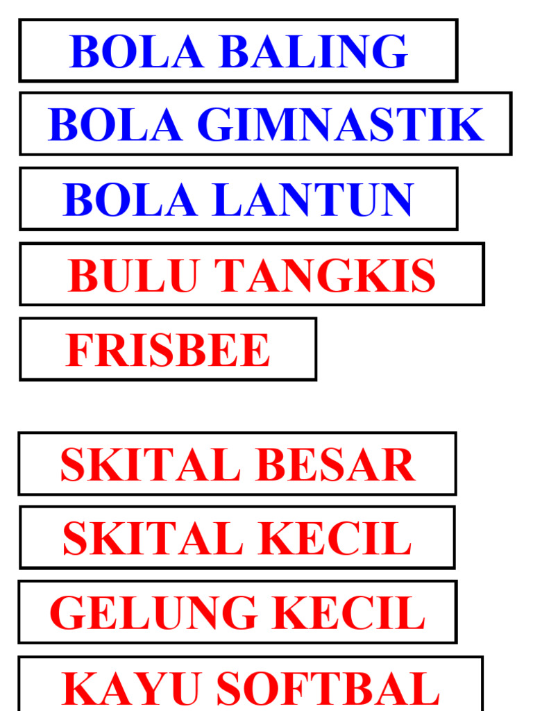 Label Alatan Stor PJ | PDF