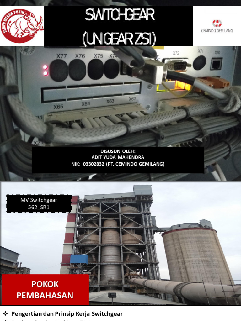 Switchgear (Unigear ZS1) Sistem Proteksi 11kV | PDF