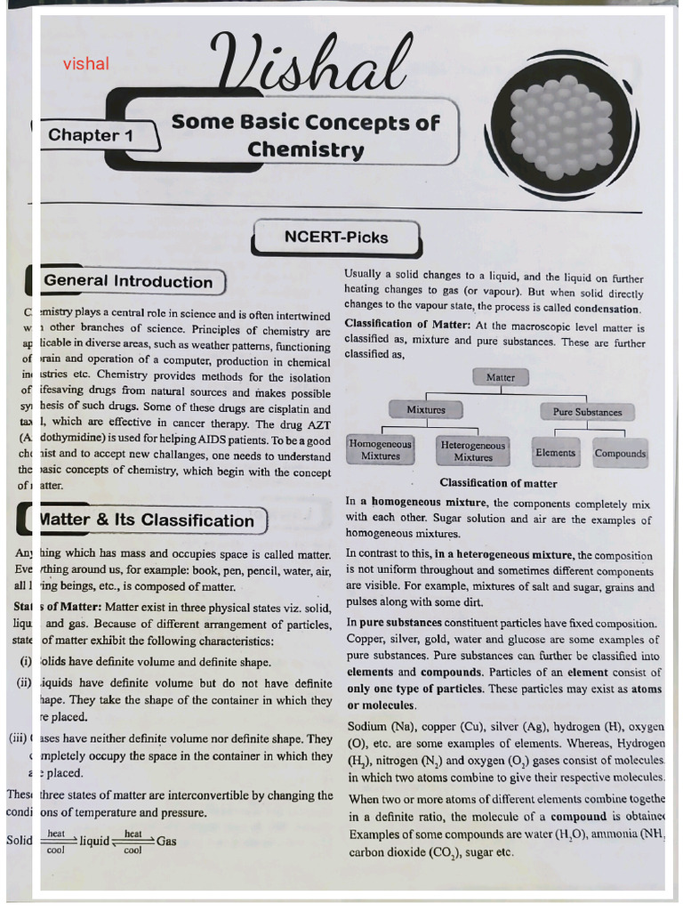 NCERT PUNCH Chemistry Class 11 Complete Book Flattened Signed | PDF ...
