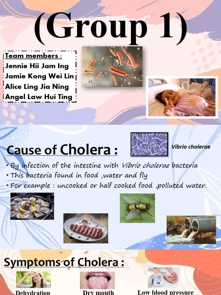 Cholera (Group 1) | PDF