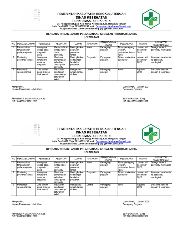 RTL Program Lansia 2020-21 | PDF