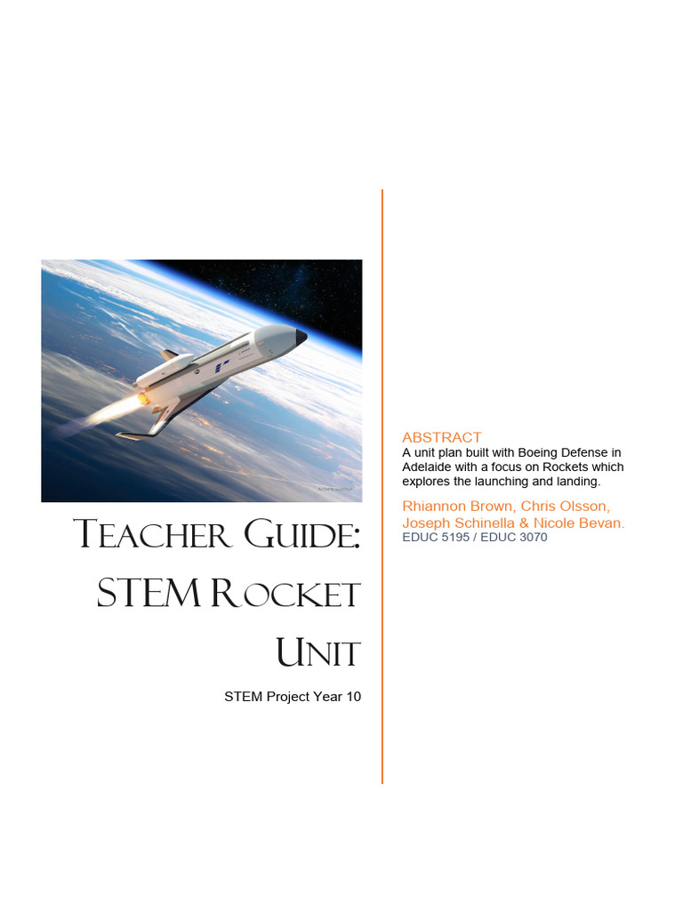STEM ROCKET Unit | PDF | Science | Gravity