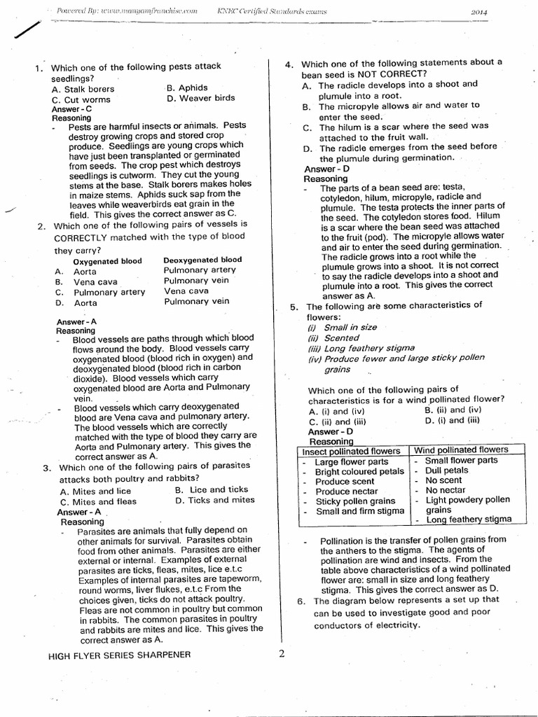 Science 2010 - With Detailed Answers Model05112022098 | PDF