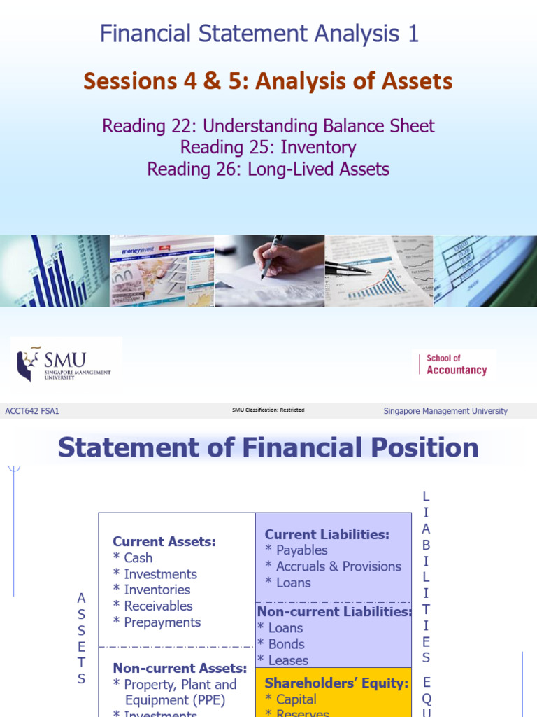 FSA4&5-Analysis of Assets | PDF | Cost Of Goods Sold | Balance Sheet