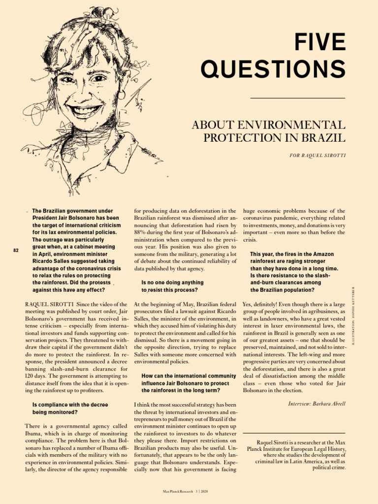 Questions To Ask Brazil Regarding Climate Change | PDF