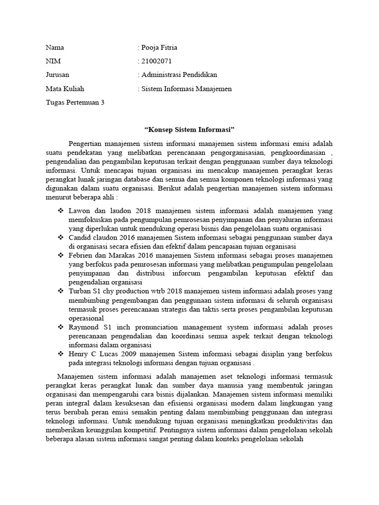 Tugas 3 Sim | PDF | Bisnis