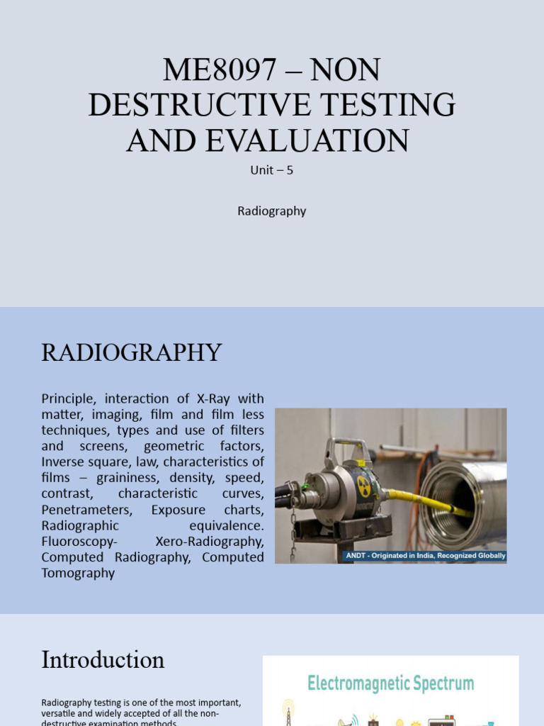RADIOGRAPHY | PDF | Science & Mathematics