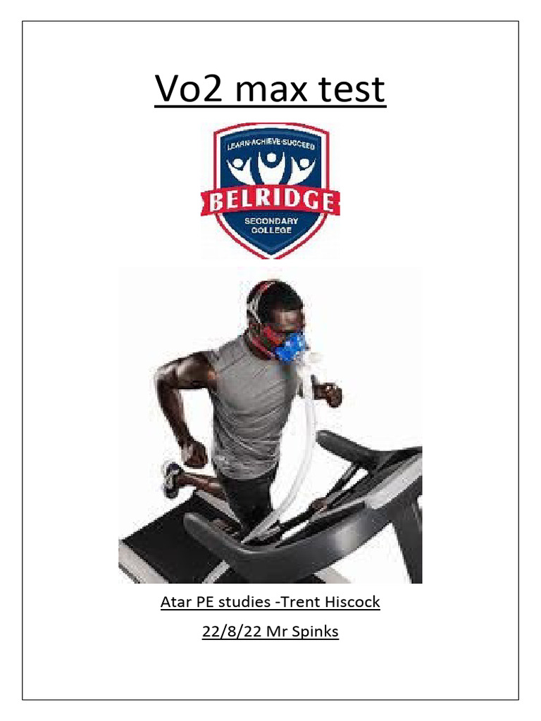 VO2 Max Test Investigation | PDF