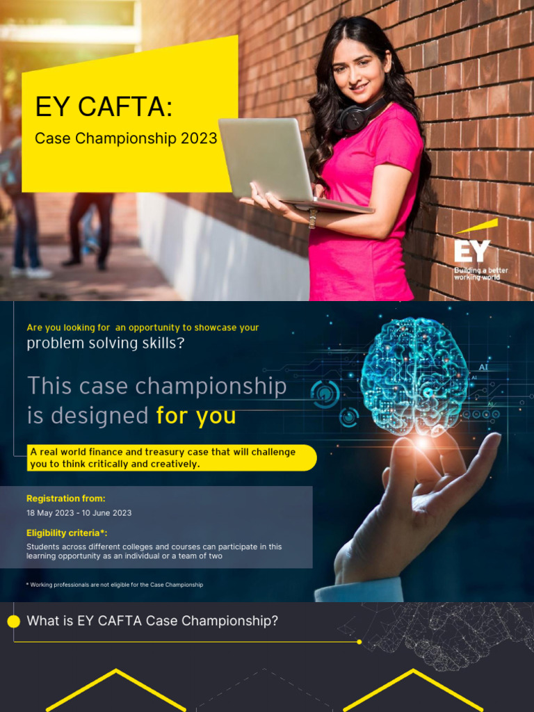 EY CAFTA Case Championship 2023 | PDF