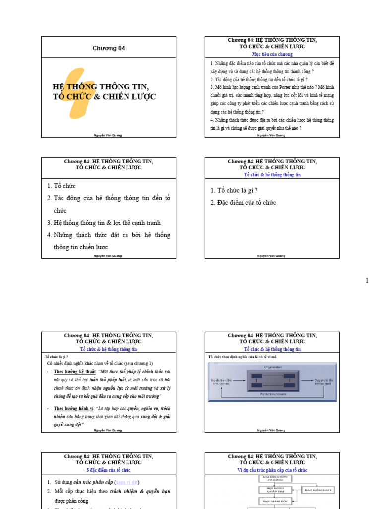 CHG 04 - HTTT, To Chuc Va Chien Luoc (Compatibility Mode) | PDF