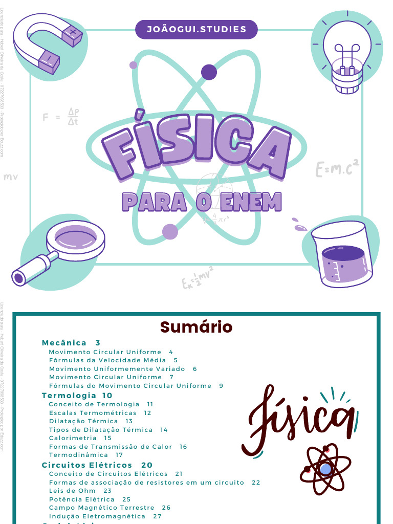 Resumos de Fisica para o Enem | PDF