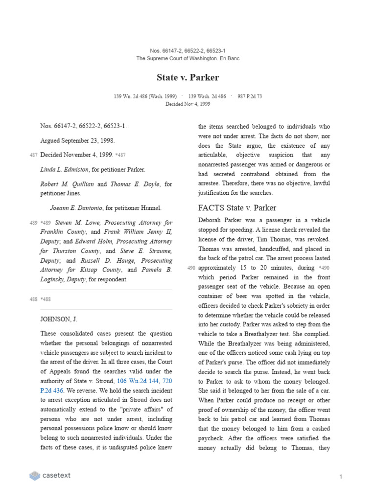 State v. Parker | PDF