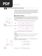 Curl in Spherical and Cylindrical Coordinates | PDF