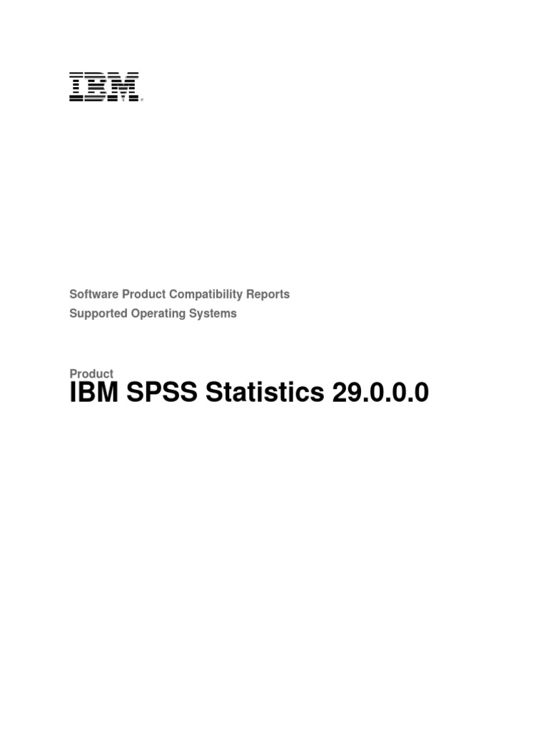 SPSS 29.0 System Requirements for Windows | PDF | Games & Activities
