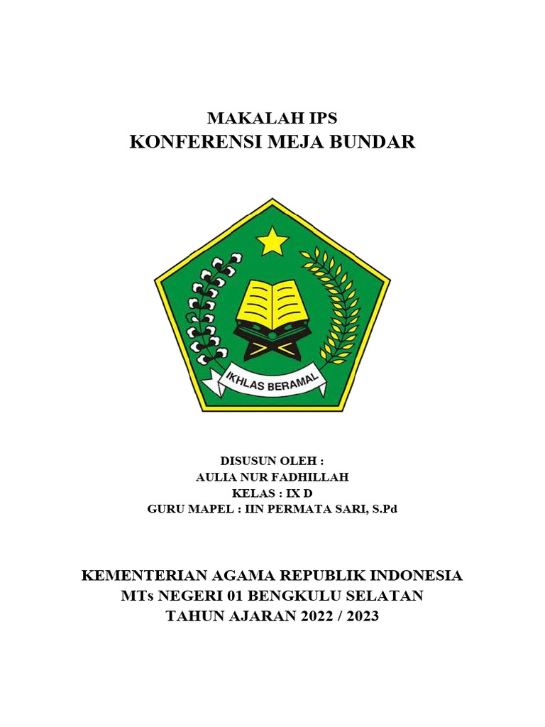 Sejarah Konferensi Meja Bundar 1949 | PDF